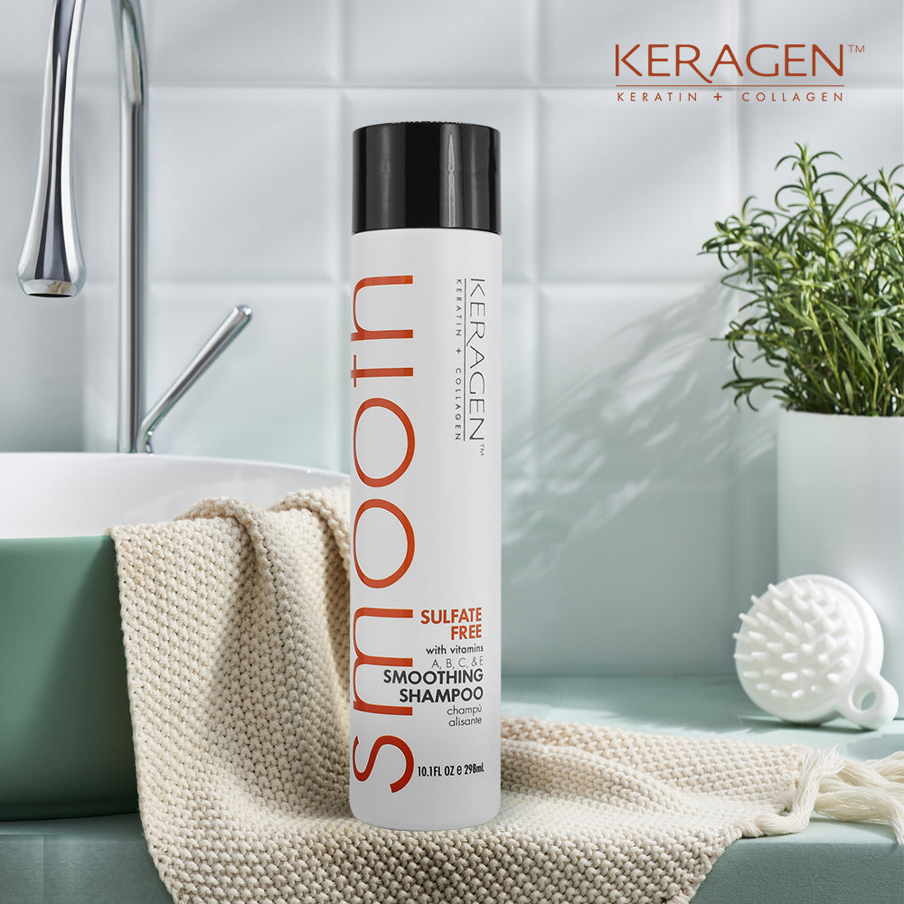 KERAGEN - Smoothing Shampoo and Conditioner with Keratin and Collagen ...