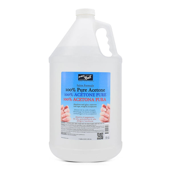 PRO NAIL Pure Acetone Nail Care – Pro Polish Remover 32 OZ – Beauty ...